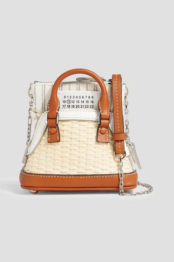 MAISON MARGIELA 5ac Classique Shoulder Bag - Off-white
