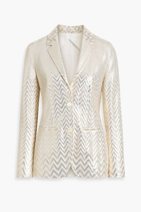 Missoni Metallic Cotton-blend Blazer