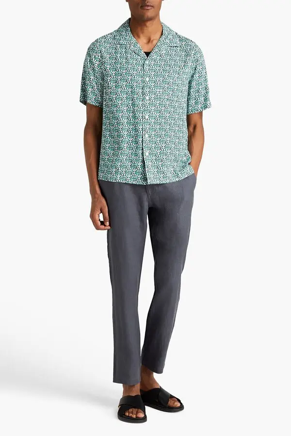 Onia Printed Woven Shirt