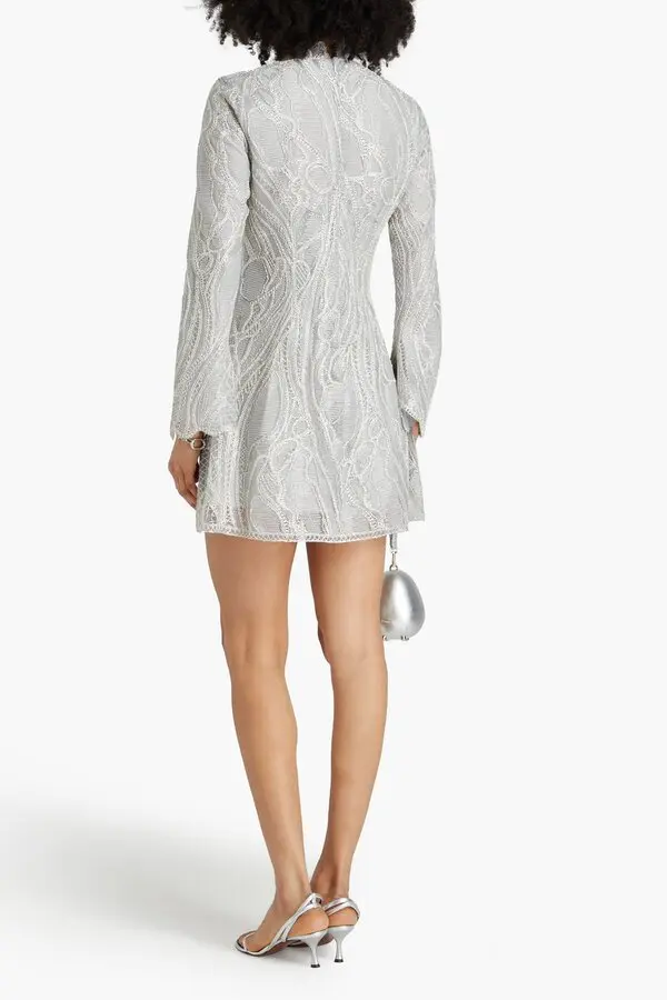 Simkhai Joy Embroidered Tulle Mini Dress