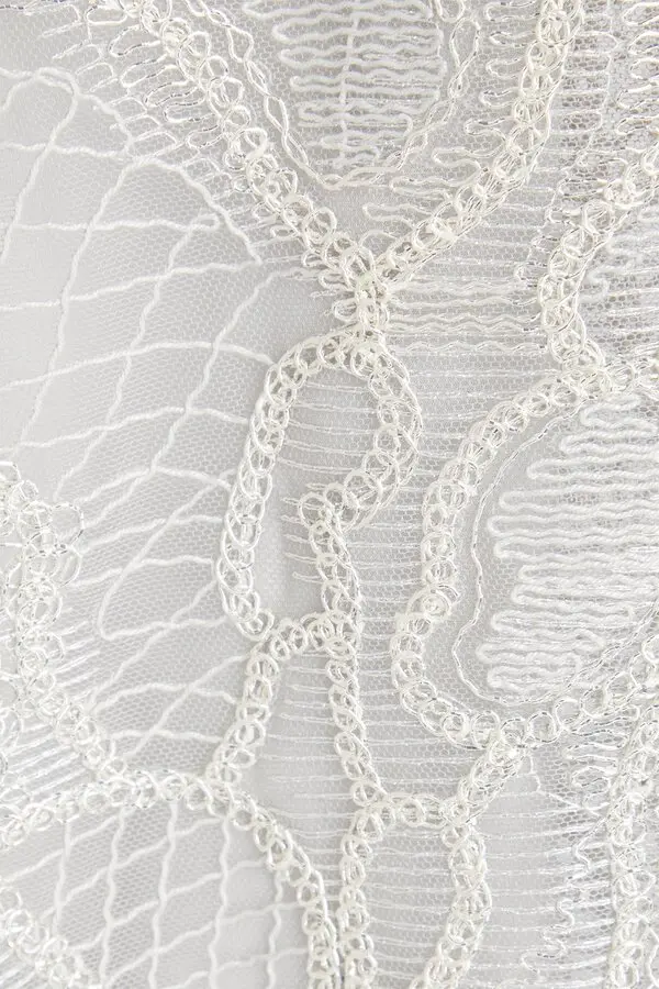 Simkhai Joy Embroidered Tulle Mini Dress