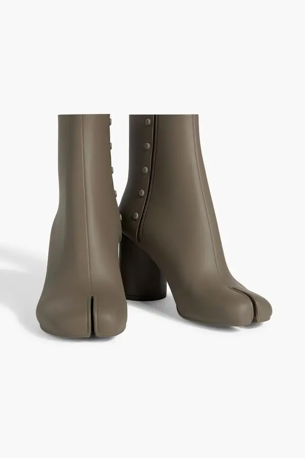 MAISON MARGIELA Pvc Split-toe Ankle Boots - Taupe