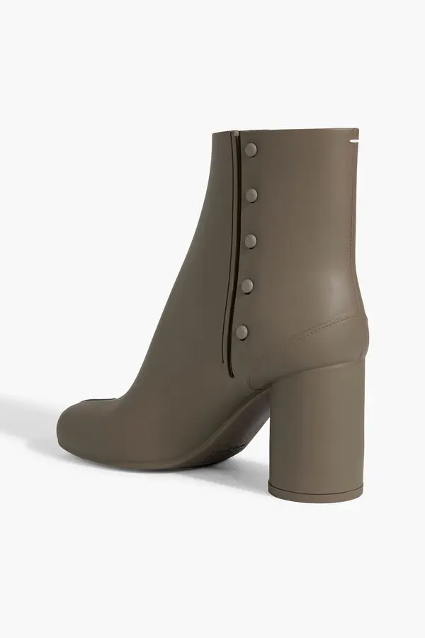 MAISON MARGIELA Pvc Split-toe Ankle Boots - Taupe