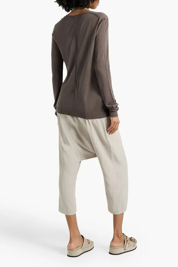 Rick Owens Wool Sweater - Taupe