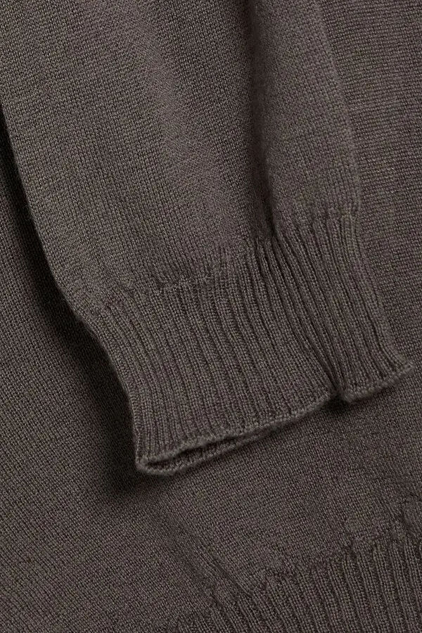 Rick Owens Wool Sweater - Taupe