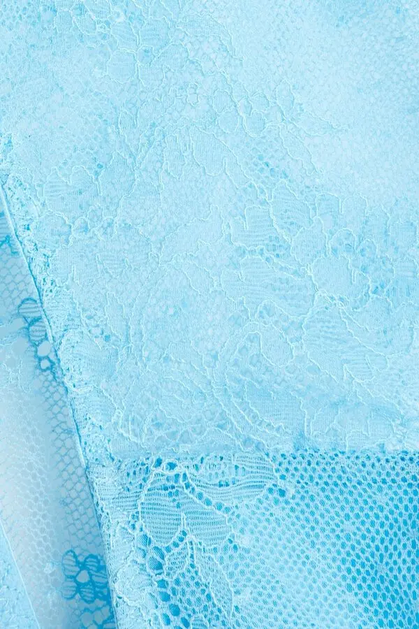 Stella McCartney Cutout Stretchlace Lowrise Briefs - Light Blue