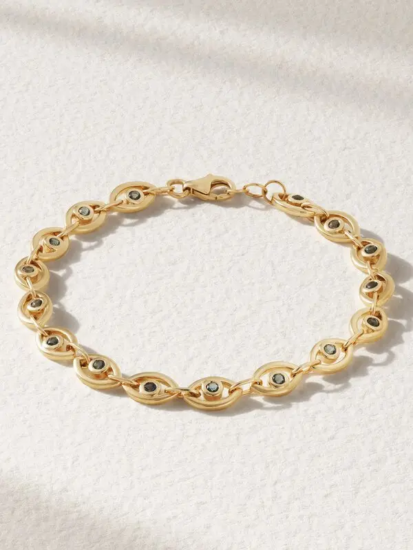 MELISSA JOY MANNING 14-karat Topaz Tennis Bracelet - Gold