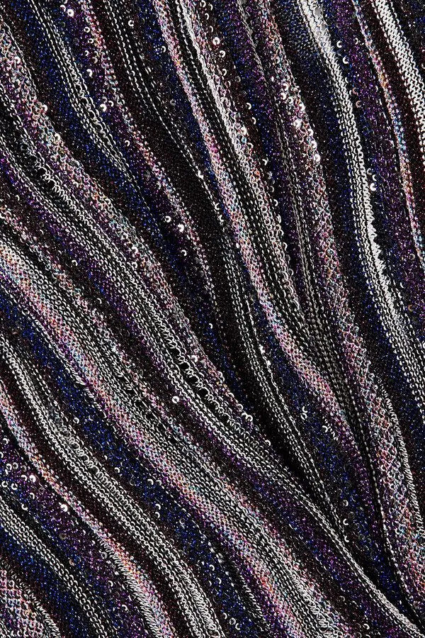 Missoni Sequin-embellished Crochet-knit Mini Dress