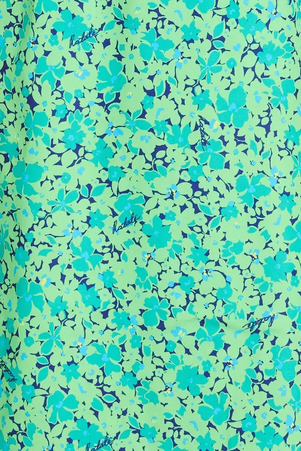 ROTATE BY BIRGER CHRISTENSEN Floral-print Satin Midi Dress