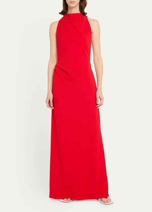 Proenza Schouler Faye Backless Gown - Red