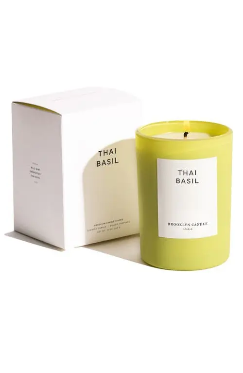 BROOKLYN CANDLE STUDIO Thai Basil Candle - Bright Green
