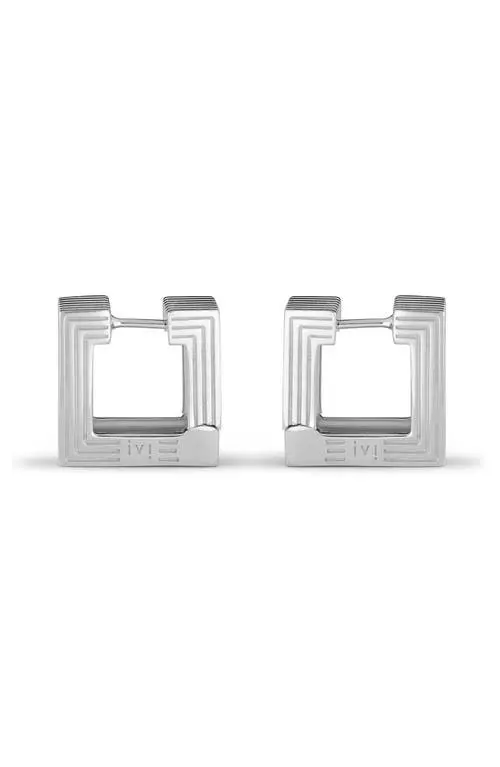 IVI LOS ANGELES Small Aurelia Hoop Earrings - Silver