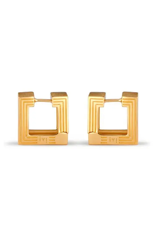 IVI LOS ANGELES Small Aurelia Hoop Earrings - Yellow Gold