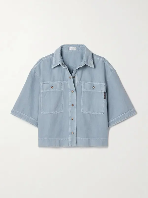 Brunello Cucinelli Bead-embellished Shirt