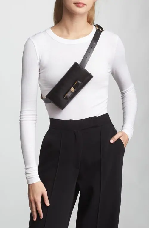 Kate Spade New York Bow Belt Bag In Black - 60% Off  display picture 1