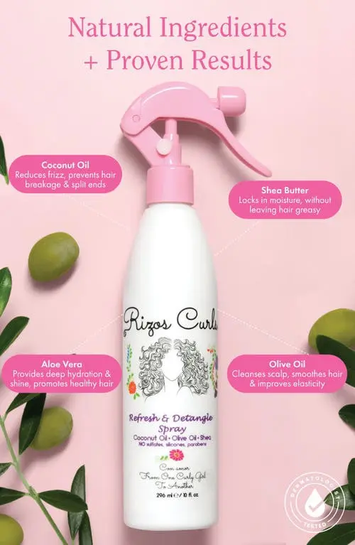 RIZOS CURLS Refresh & Detangle Spray - None