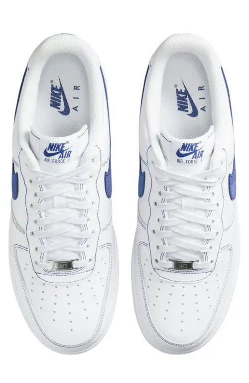 Nike Air Force 1 '07 Lv8 Sneakers - White/ Deep Royal Blue