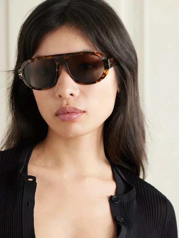 Tom Ford Blake Aviator Sunglasses In Black - 30% Off  display picture 1