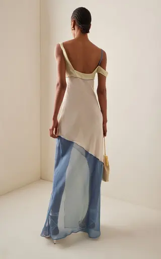 sir thames splice midi dress Hire Sir the Label Thames Splice Dress Size 8/10  lonedresshire