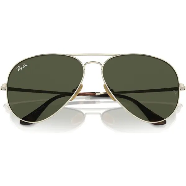 Ray-ban 58mm Aviator Sunglasses - Gold Flash