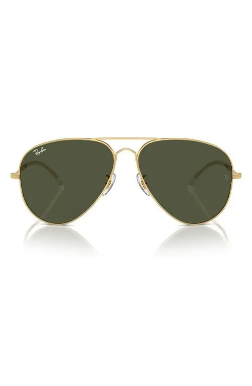 Ray-ban Oversized Aviator Sunglasses - Gold Flash