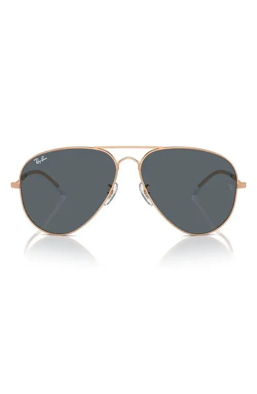 Ray-ban Oversized Aviator Sunglasses - Rose Gold
