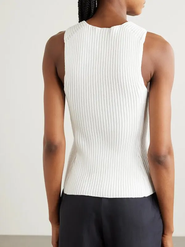 ANN DEMEULEMEESTER Noya Ribbed Tank