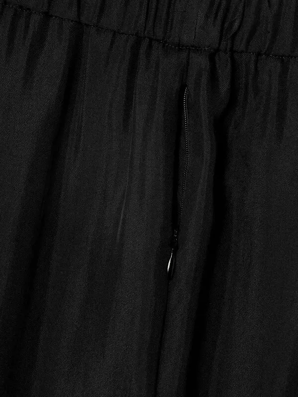 ANN DEMEULEMEESTER Dela Wide-leg Silk-jersey Pants