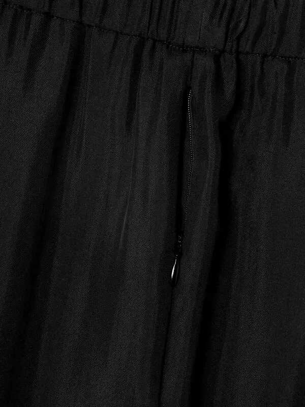 ANN DEMEULEMEESTER Dela Wide-leg Silk-jersey Pants