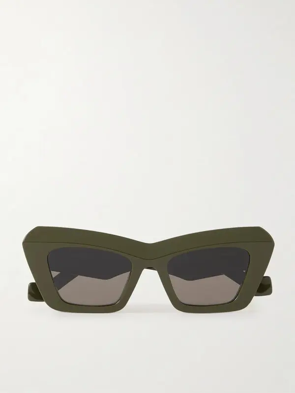 Loewe Oversized Cat-eye Sunglasses - Green