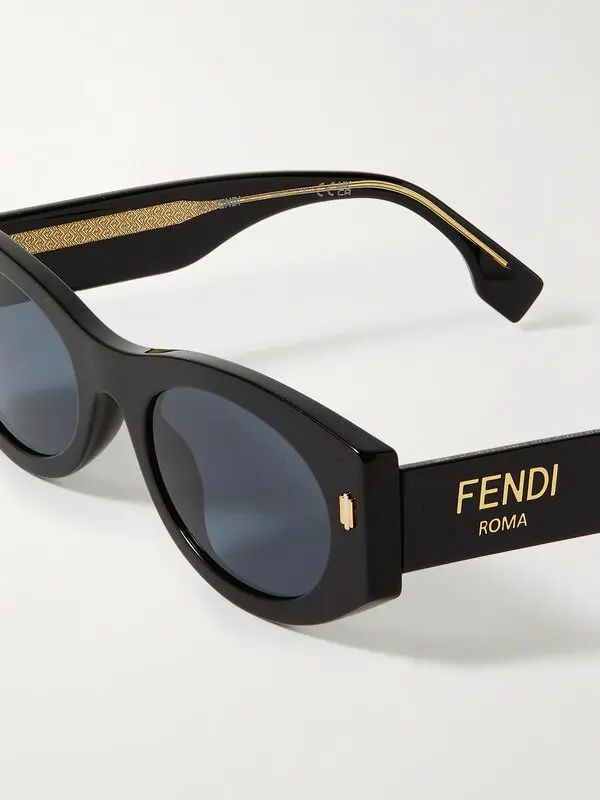 Fendi Roma Oval-frame Sunglasses