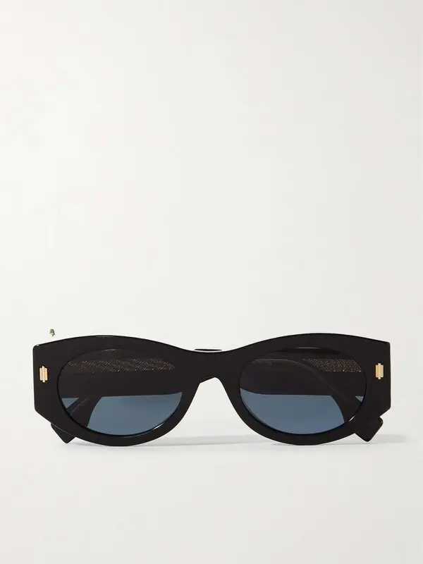 Fendi Roma Oval-frame Sunglasses
