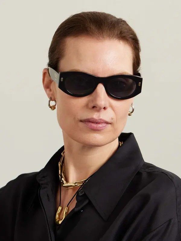 Fendi Roma Oval-frame Sunglasses