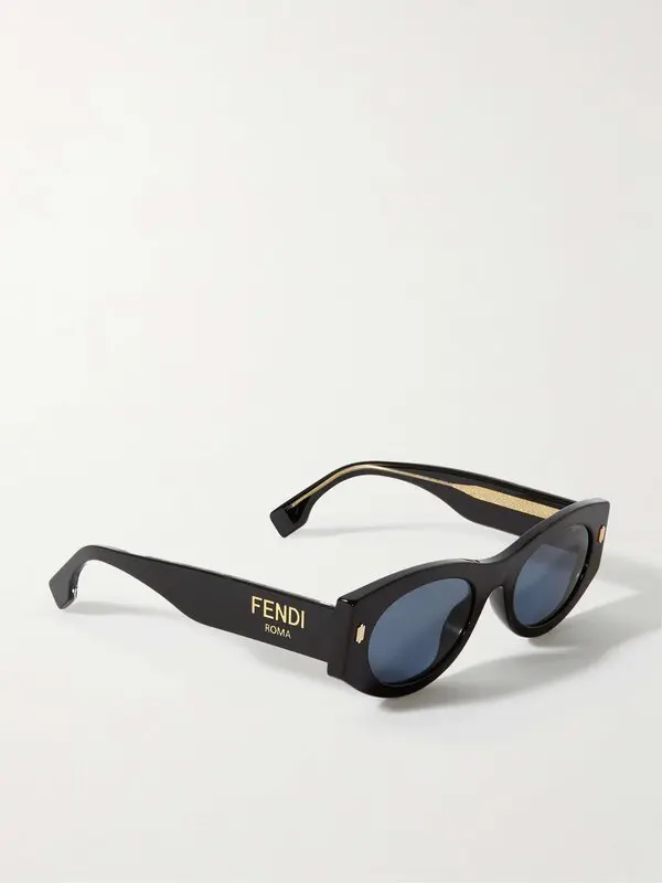 Fendi Roma Oval-frame Sunglasses