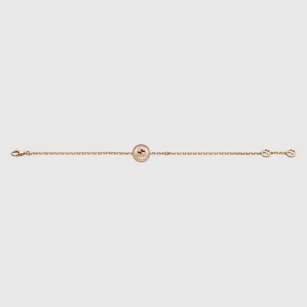 Gucci Interlocking G Diamond Bracelet
