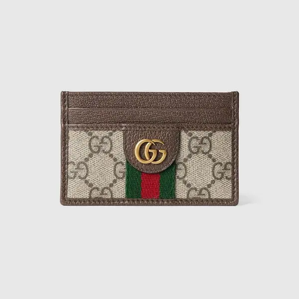 Gucci Ophidia Card Case - Beige