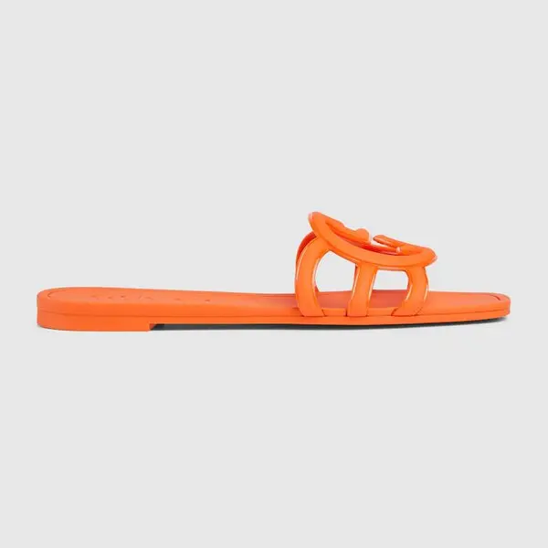Gucci Interlocking G Slide Sandal Rubber