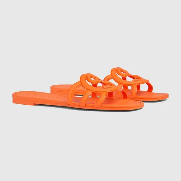 Gucci Interlocking G Slide Sandal Rubber