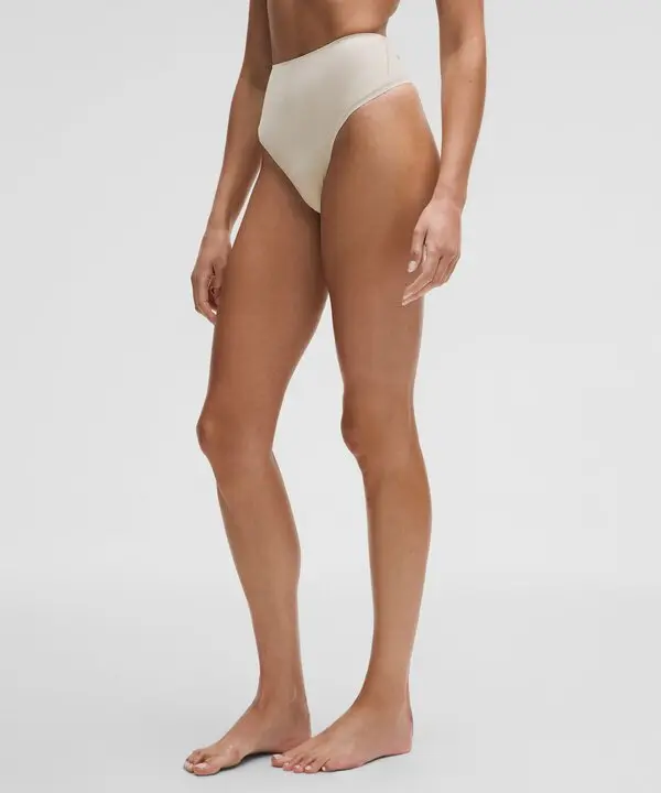 Lululemon Wundermost Ultra-soft Nulu High-waist Thong Underwear - Riverstone