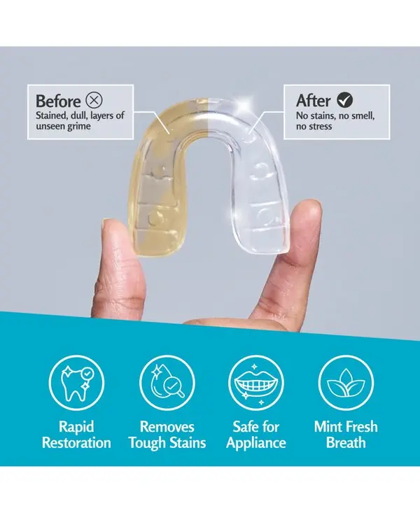 M3 Retainer And Denture Cleaner 120ct - Black