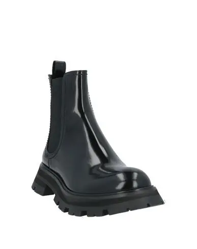 Alexander McQueen Leather Chelsea Boots With Block Heel