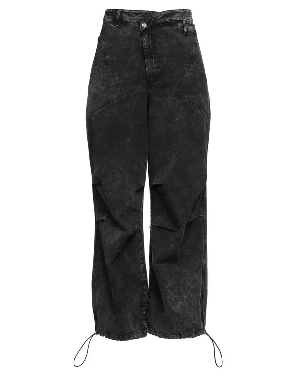 ANDREĀDAMO Boyfriend Jeans With Drawstring Hem