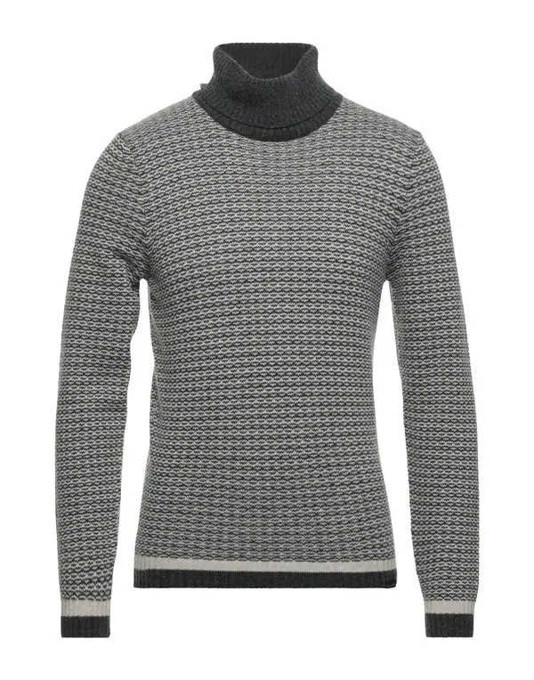 BROOKSFIELD Turtleneck Knit Top - Grey