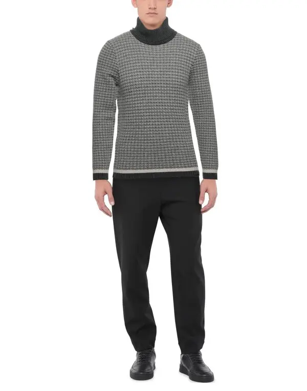 BROOKSFIELD Turtleneck Knit Top - Grey