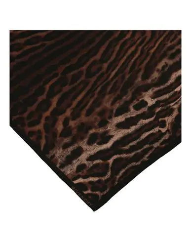 Givenchy Leopard Print Silk Scarf Scarf Multicolored Silk