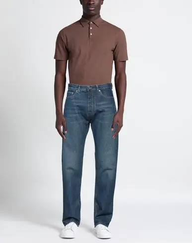 OFF-WHITE™ Straight-leg Jeans With Leather Trims