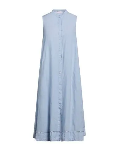 Rossopuro Midi Shirt Dress - Blue