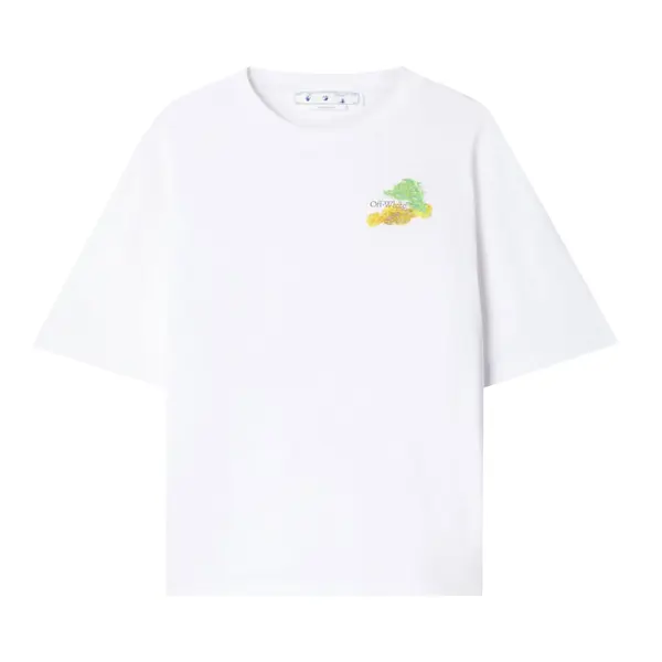 Off-White Brush Arrow Skate T-shirt /multicolor