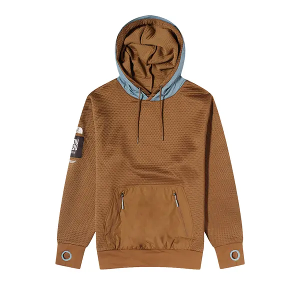 The North Face X Undercover Soukuu Dotknit Double Hoodie - Brown