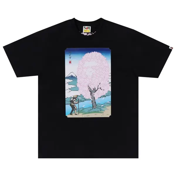 A BATHING APE Sakura Tee - Black